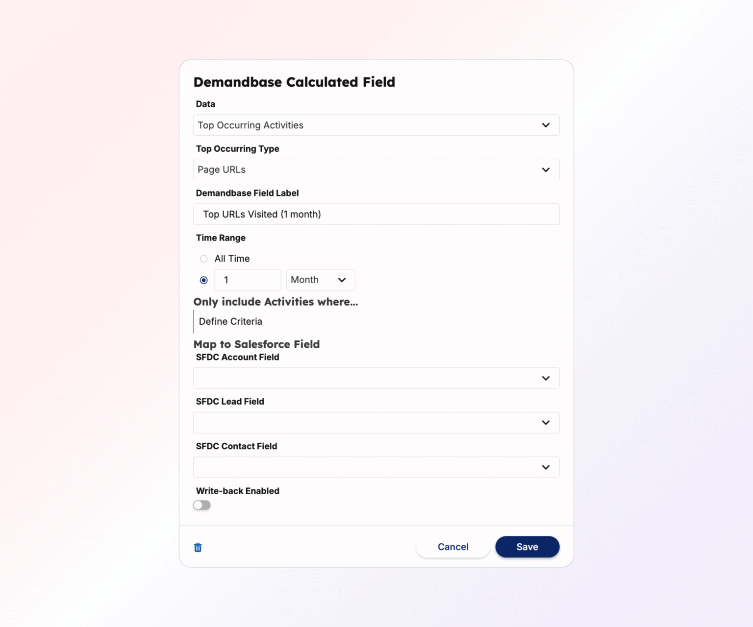 Identify Top Visited Web Pages with Demandbase | Playbook